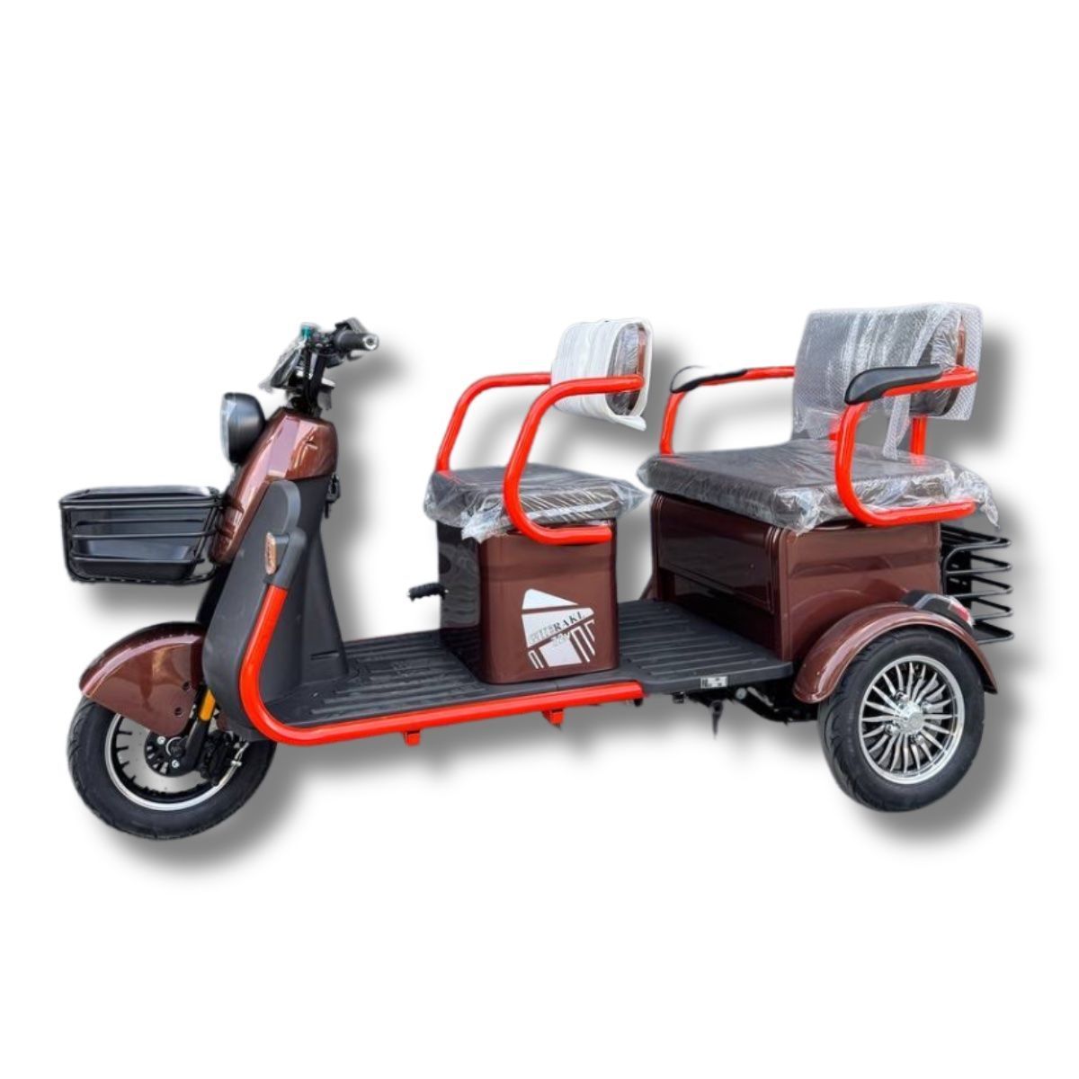 Tricicletă electrică Gherakl Long 1500, 1500W, cafeniu – Preț în ...